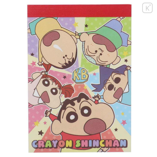 Japan Crayon Shin-chan Mini Notepad - Defence Team | Kawaii Limited